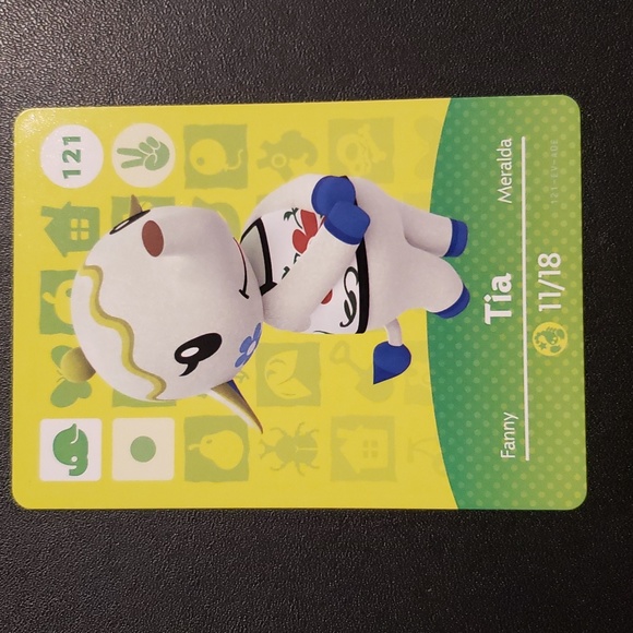 Nintendo | Other | Tia 21 Animal Crossing Acnh Nintendo Switch Amiibo ...